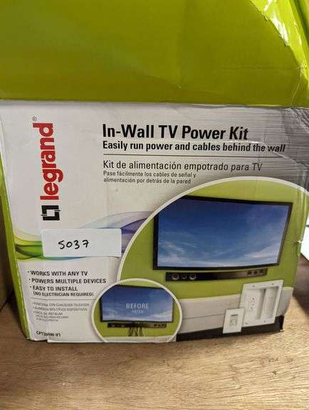 IN WALL TV POWER CABLING KIT - Dallas Online Auction Company