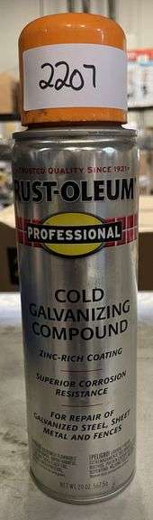 Rust Oleum Cold Galvanizing Compound - Zinc Rich Coating - Dallas ...