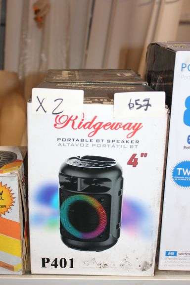 RIDGEWAY 4" PORTABLE BLUETOOTH SPEAKER MODEL NO P401 - Dallas Online ...