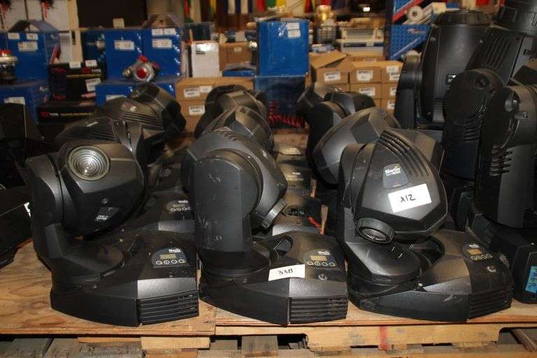 MARTIN MINI MAC PROFILE MAESTRO WASH LIGHTS - Dallas Online Auction Company