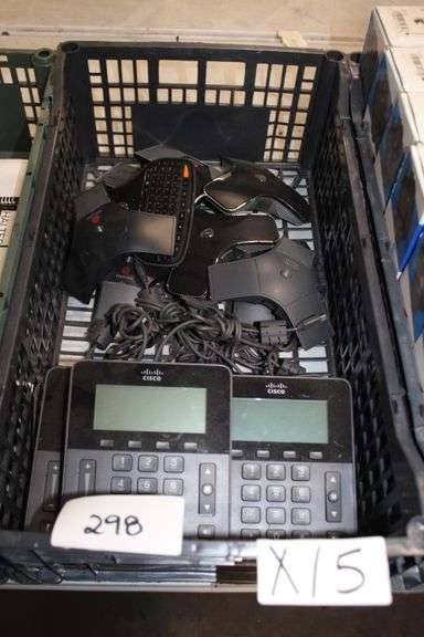 LOT OF ASSORTED ELECTRONICS INCLUDING CISCO UC PHONE MODEL NO CP-8831 ...