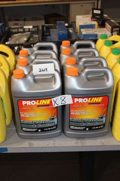 PROLINE ORANGE ANTIFREEZE & COOLANT 1 GAL CONTAINERS - Dallas Online ...