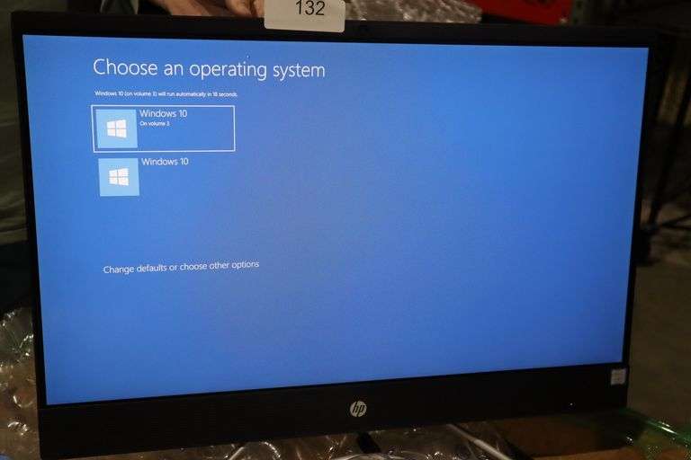 HP ALL IN ONE MODEL 24-10034 COMPUTER POWERS ON LOADS OPERATING SYSTEM ...