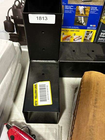 WILD HOG LINX 4 in. TriFit Black Steel Corner Bracket Pergola for 4x4 ...