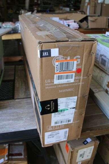 Lg 34Wn80C-B Ultrawide Monitor 34 21:9 Curved Wqhd (3440 X 1440) Ips ...