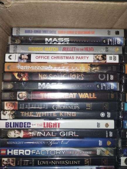 ***BIDDING STARTS AT $0.25**** DVDS AS SHOWN - Dallas Online Auction ...