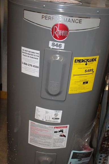 RHEEM PERFORMANCE ELECTRIC HOT WATER 45 GAL XE50M06ST45U1 $549.00 ...
