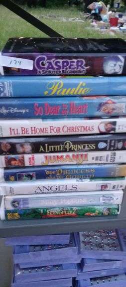 ASSORTED VHS TAPES - Dallas Online Auction Company