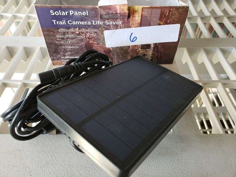 SOLAR PANEL TRAIL CAMERA LIFE SAVER - Dallas Online Auction Company