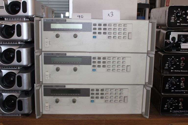 HEWLETT PACKARD 6652A SYSTEM DC POWER SUPPLY - Dallas Online Auction ...