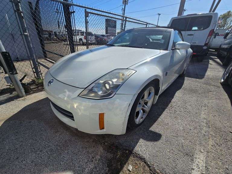 2008 NISSAN 350Z CONV VIN# HAS KEY HAS TITLE RUNS AN DRIVES WAS FRONT ...