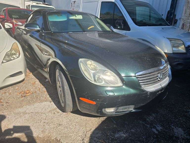 2002 LEXUS SC430 VIN# JTHFN48Y420005362 HAS KEY HAS TITLE RUNS AN ...