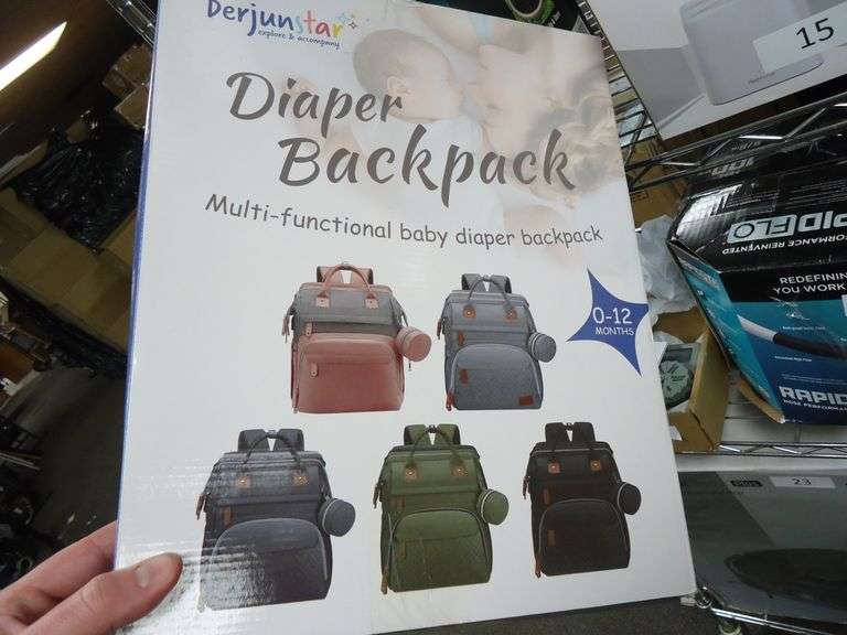 NEW! DIAPER BACKPACK - Dallas Online Auction Company