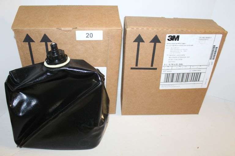 3M Piezo Ink Jet Ink Product # 3955UV Black 3 Liters - Dallas Online ...