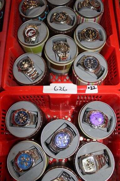 LOT OF ASSORTED LUXURY WATCHES INCLUDING NFL SF 49ERS WATCH, UT ...