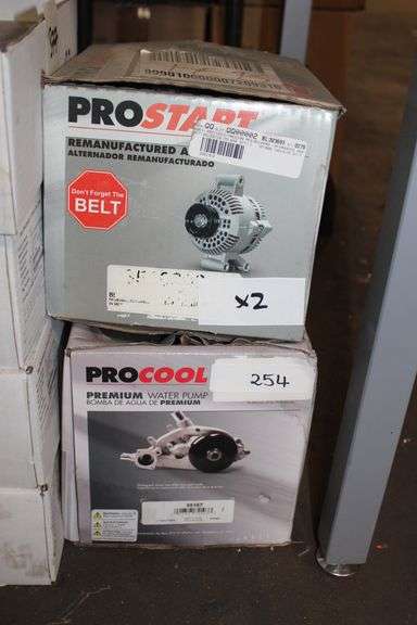 PROSTART REMANUFACTURED ALTERNATOR AND PROCOOL PREMIUM WATER PUMP ...