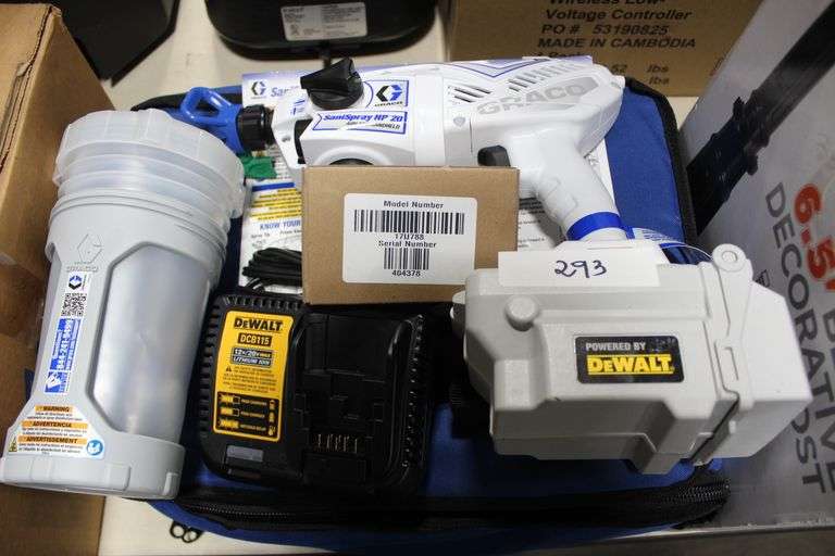 BRAND NEW GRACO SANISPRAY HP 2- AIRLESS HANDHELD SPRAYER 1000PSI MAX ...