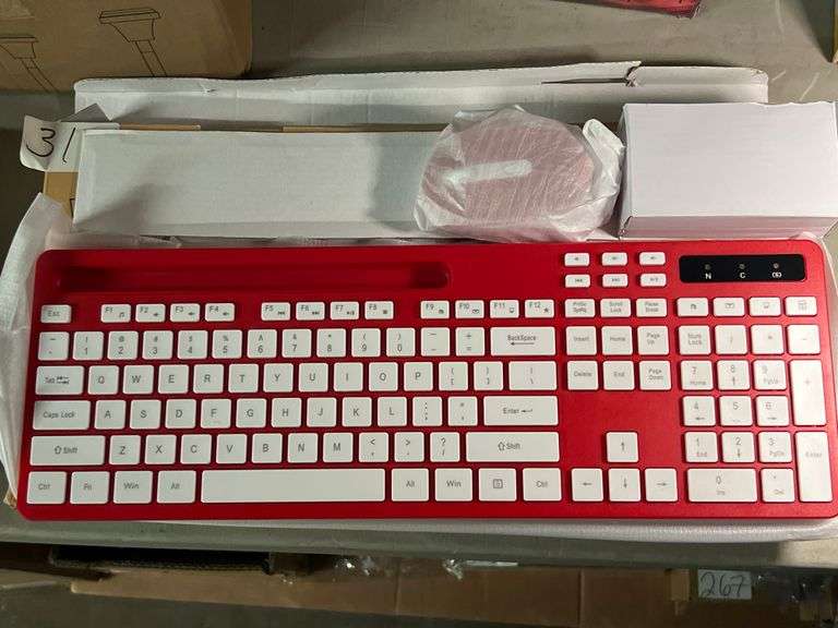 WS414 WIRELESS SUIT 2.4G WIRELESS KEYBOARD AND MOUSE COMBO WS414 RED ...