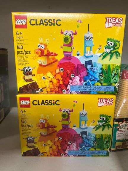 LEGO CLASSIC 11017 CREATIVE MONSTERS BUILDING TOY 140PCS AGES 4 ...
