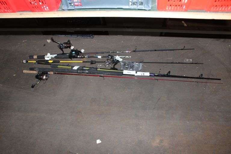 Various Fishing Reels Most Rods Broken . --All items are sold “AS IS ...