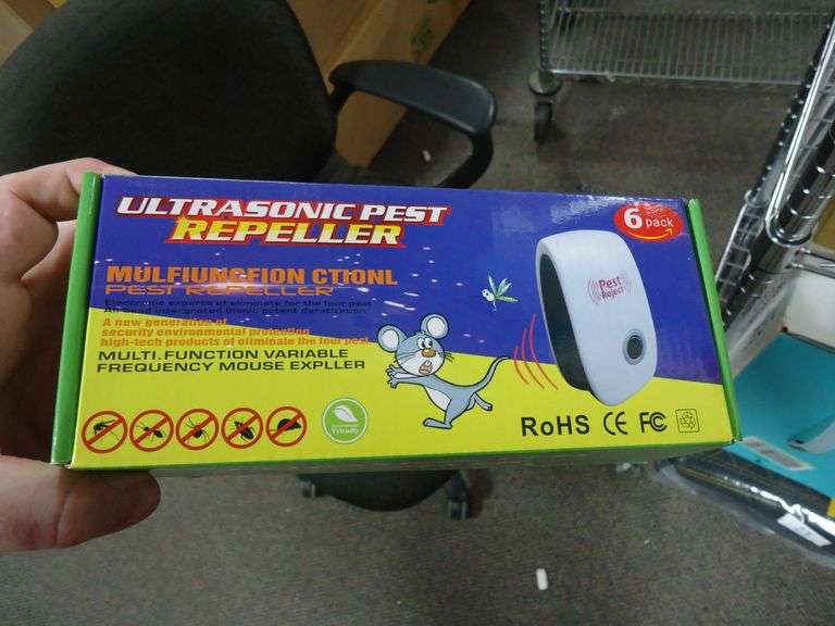 NEW! ULTRASONIC PEST REPELLER 6-PACK - Dallas Online Auction Company
