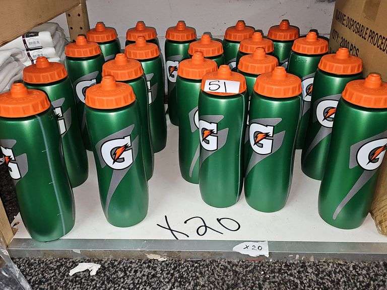 GATORADE SPORTS WATER BOTTLES WITH SIDE MEASURING VIEW, 32OZ - Dallas ...