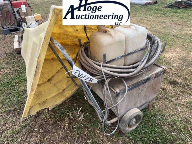 power washer & auger hopper - Hoge Auctioneering LLC