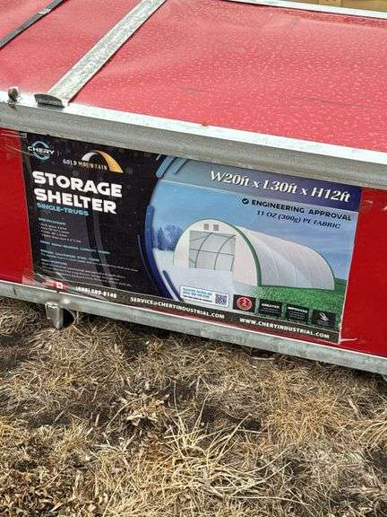 20X30/ 12 FT TALL HOOP BUILDING - Hoge Auctioneering LLC