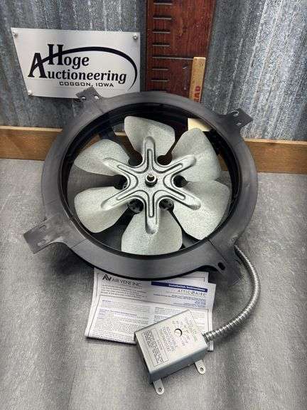 Addict air vent fan. Untested - Hoge Auctioneering LLC