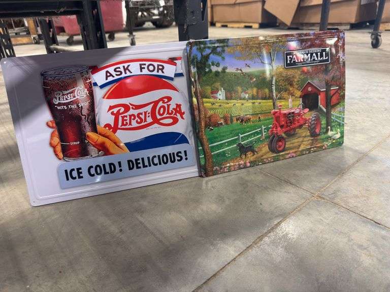 Two reproduction signs, 12x17, one price - Hoge Auctioneering LLC