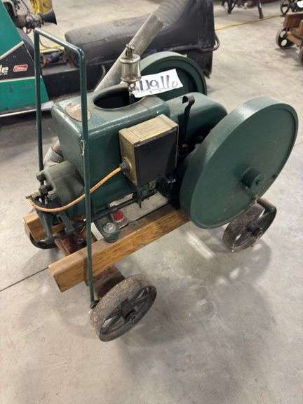 1.5 HP SATTLEY-MONTGOMERY WARD HIT N MISS GAS ENGINE, - Hoge ...