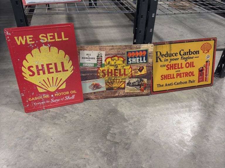 Three reproduction signs, 12x17, one price - Hoge Auctioneering LLC