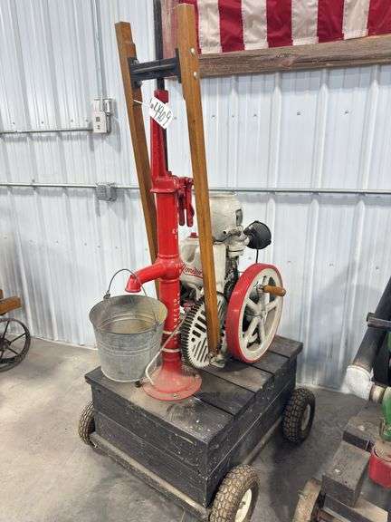 MONITOR PUMP JACK ENGINE W/ PUMP, #40851 - Hoge Auctioneering LLC
