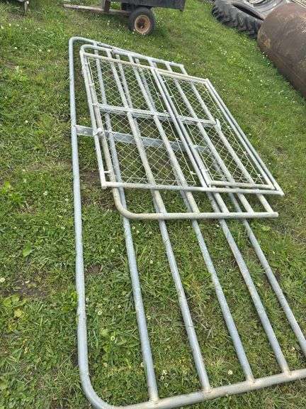 MONEY X 3--KENNEL GATE 6 FT X 5 FT, 8 FT PIPE GATE, 12 FT PIPE GATE ...