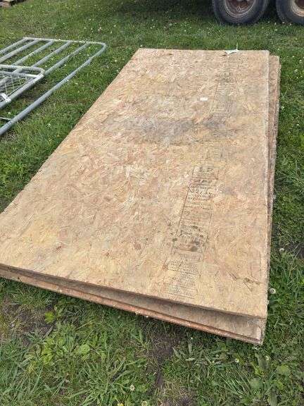 PALLEL--4X8 PLYWOOD, 4 COUNT/ ONE MONEY - Hoge Auctioneering LLC