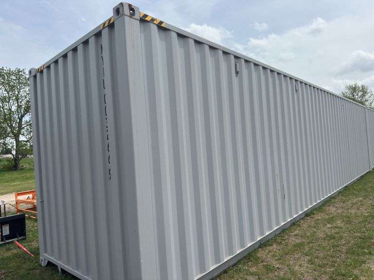 40ft single trip container, rear door plus 2 big side doors - Hoge ...