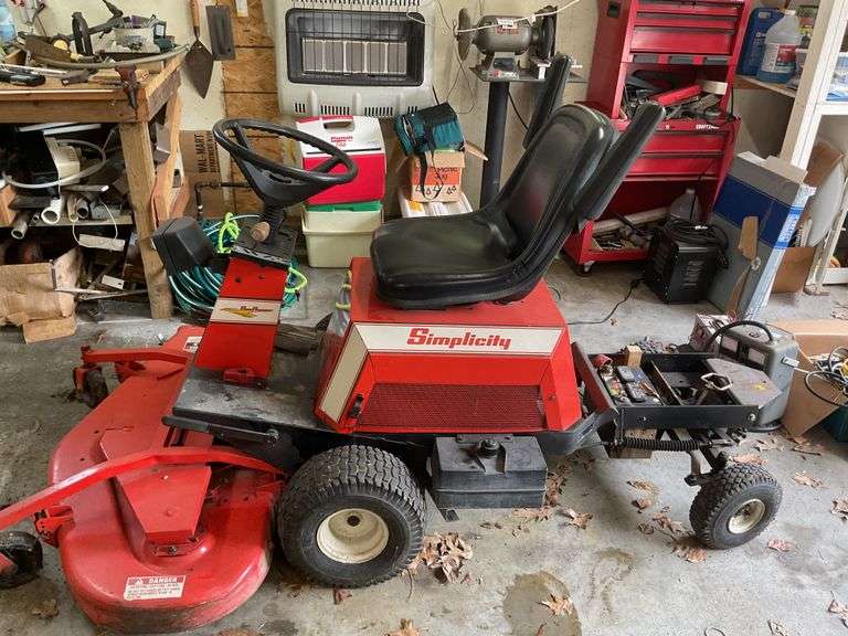 Simplicity Sun Runner - runs but has fuel issues - Hoosier Auction Group