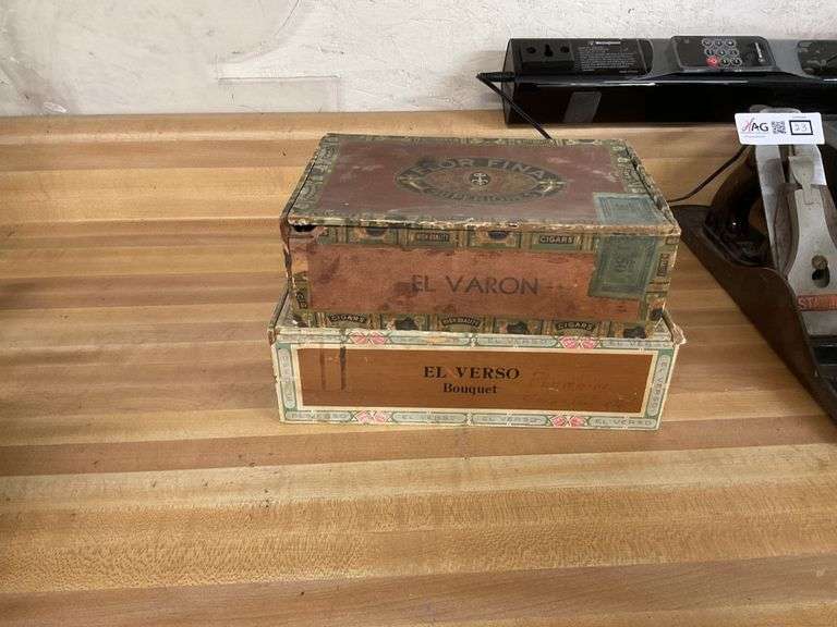 Cigar boxes - Hoosier Auction Group