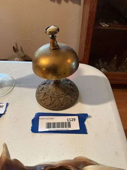 Victorian tap bell on cast iron base - Hurley Real Estate & Auctions
