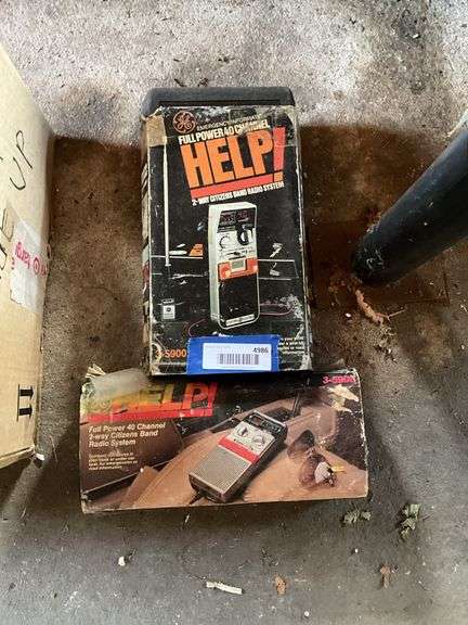 Two GE CB radios in boxes - Hurley Real Estate & Auctions