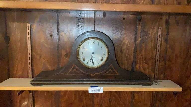 Sessions tambour mantel clock - Hurley Real Estate & Auctions