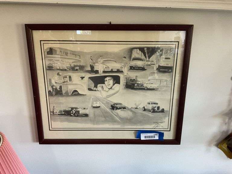 Ian E. Jones limited edition print, Oh What a Night!, 21/750, framed ...