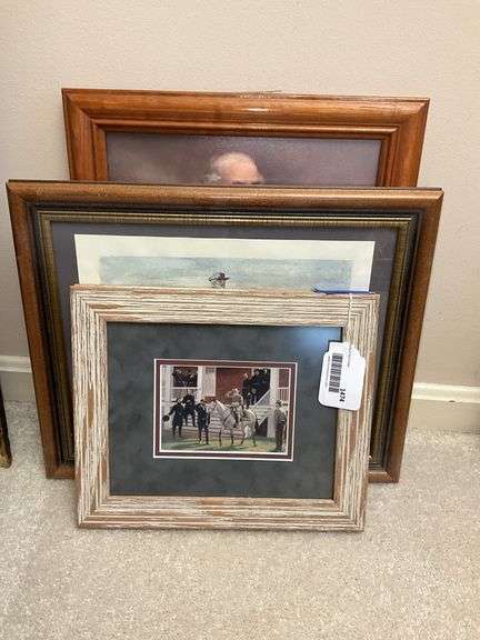 R.E. Lee prints, framed - Hurley Real Estate & Auctions