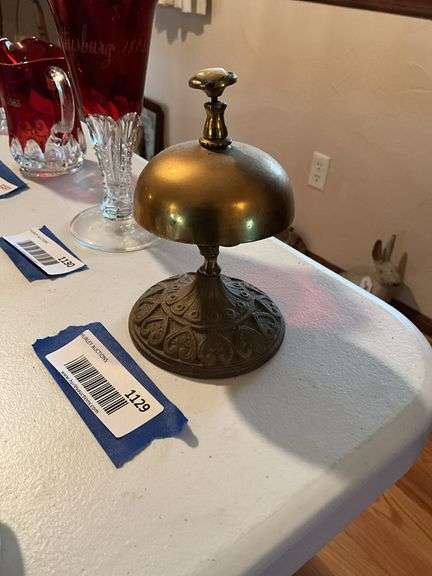 Victorian tap bell on cast iron base - Hurley Real Estate & Auctions
