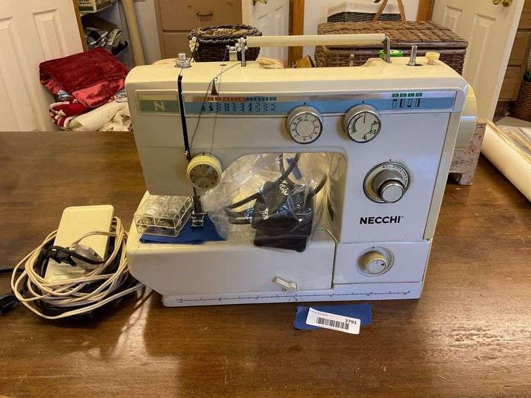 Necchi portable sewing machine - Hurley Real Estate & Auctions