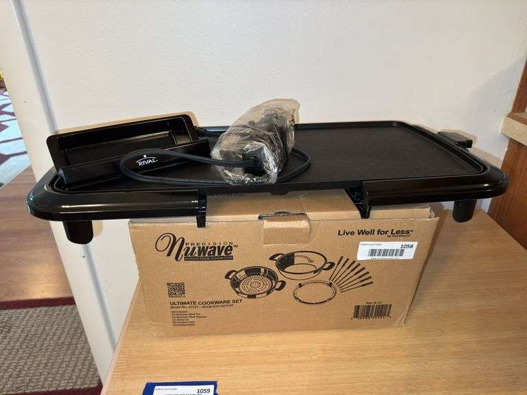 Rival electric griddle and NuWave cookware set - Hurley Real Estate ...