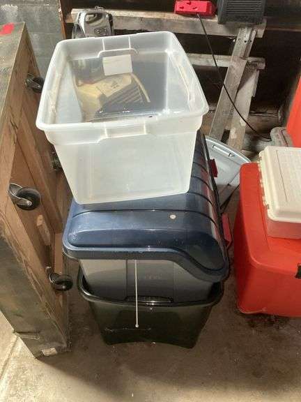 Totes, Instant Power battery charger, sawhorses, Jack, helmet - Hurley ...