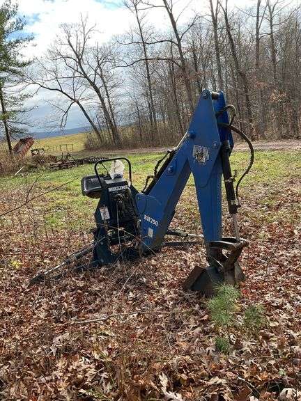 Bush hog model BH 750 backhoe attachment, three-point hitch - Hurley ...