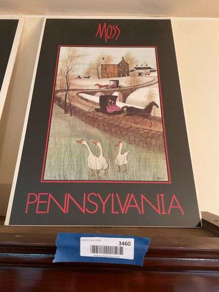 P. Buckley Moss PENNSYLVANIA poster - Hurley Real Estate & Auctions