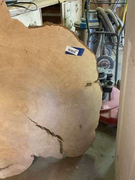 Tree cut wood slab - Hurley Real Estate & Auctions